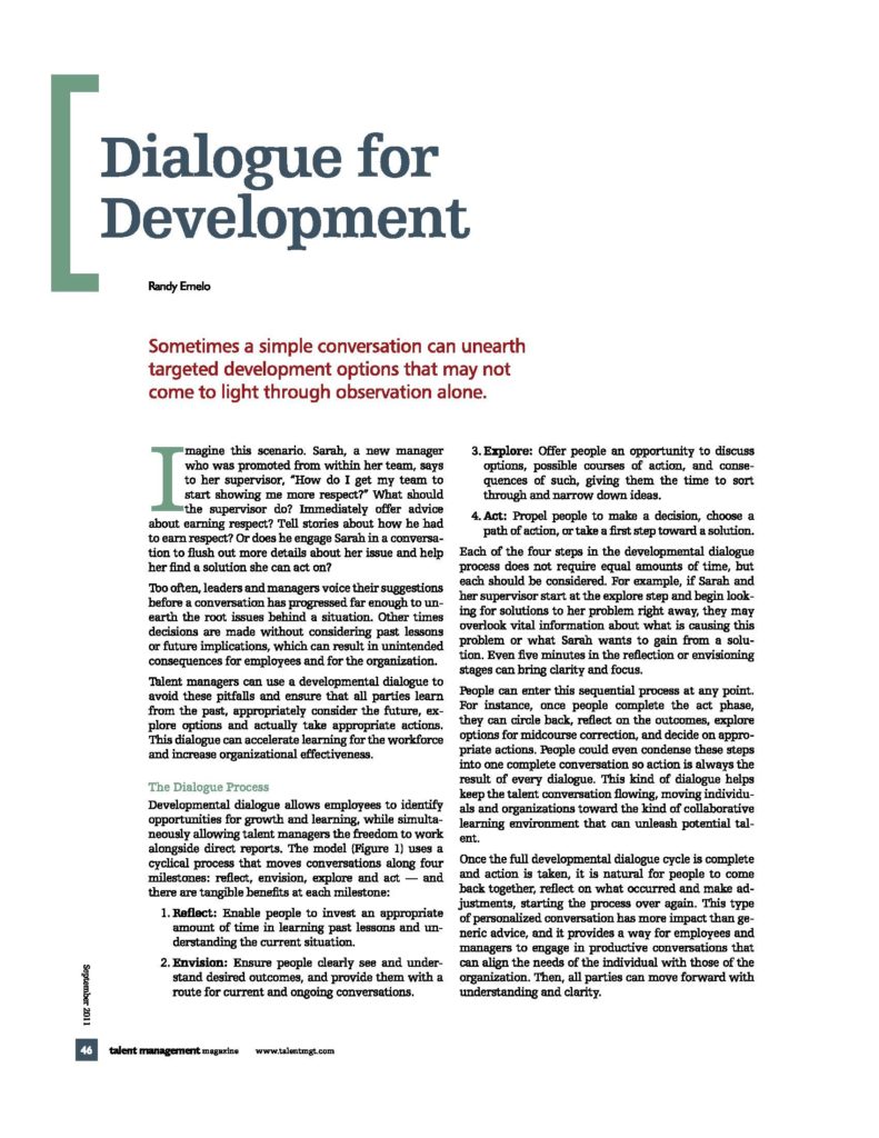 River | Dialogue for Development - River